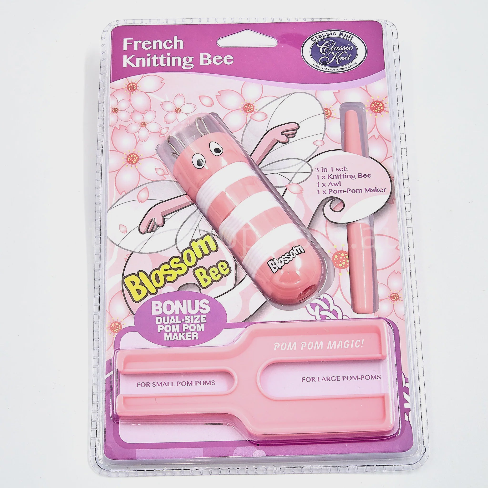 French Knitting Bee - Pink – Gift Shack