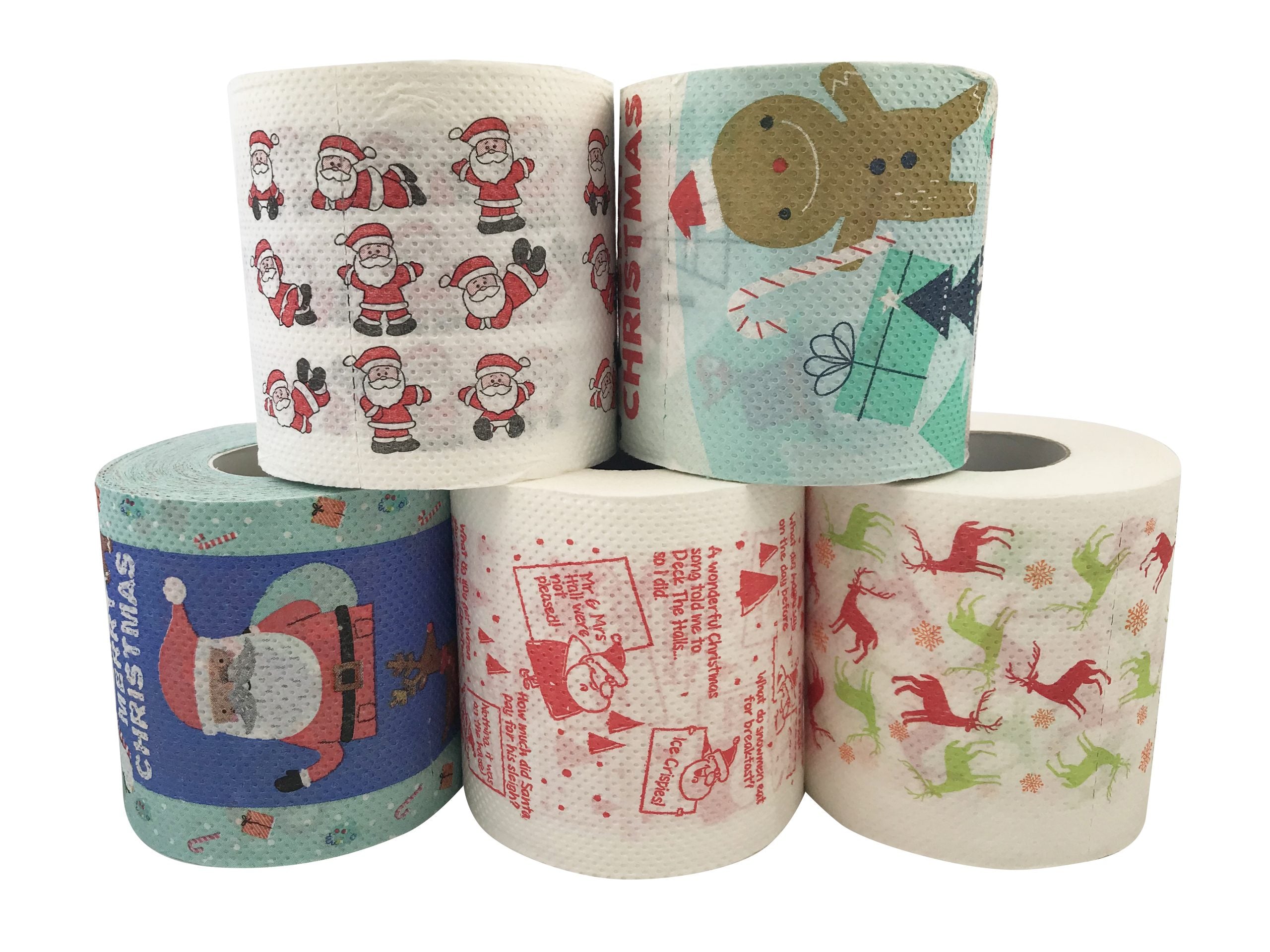 Christmas Toilet Paper Assorted – Gift Shack